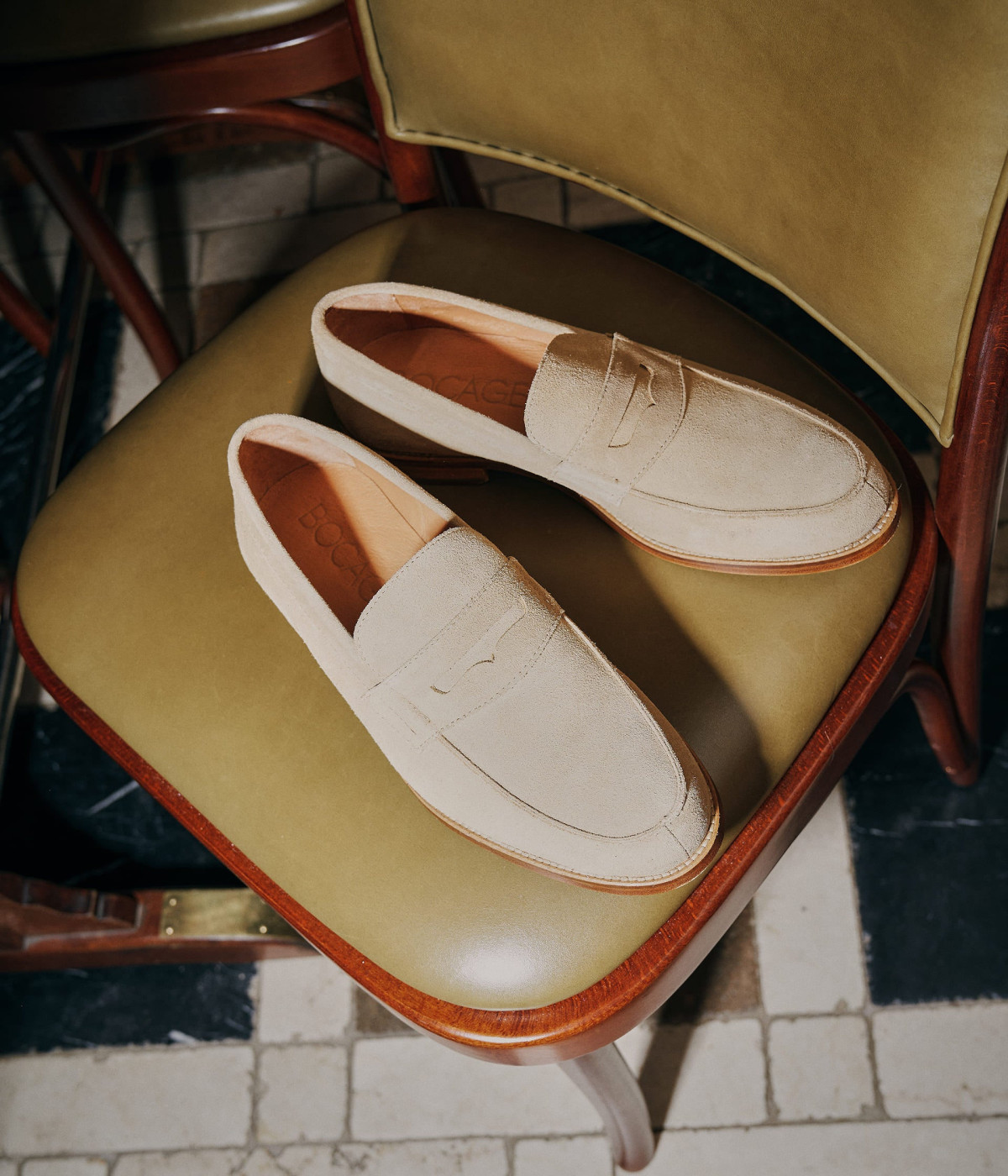 Mocassin Jean Beige - L'atelier Bocage